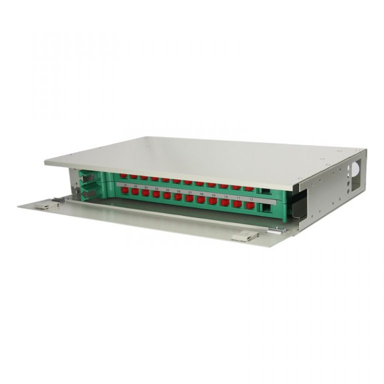 LFPF24-ODF-31 24 PORTS FC ODF PATCH PANEL (FULL LOADED) 264,5×66,8 mm ...